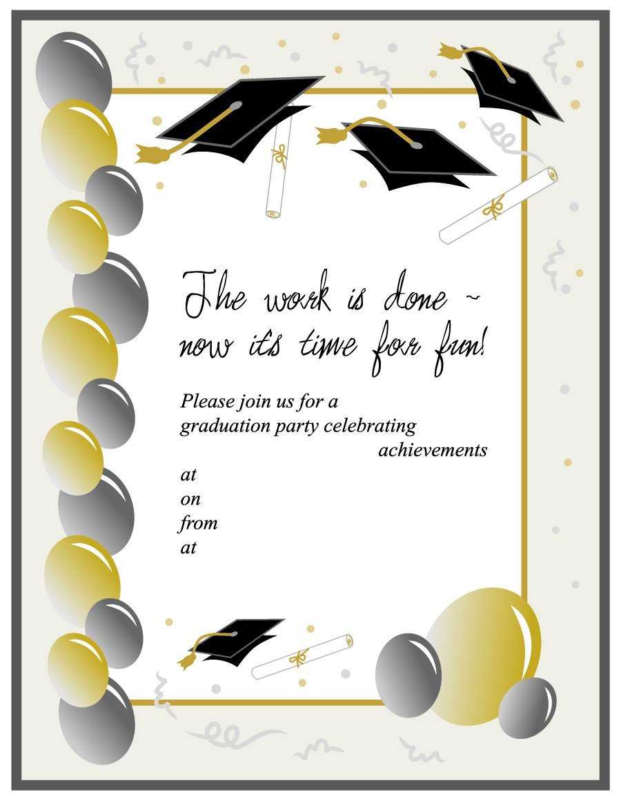 Graduation Party Invitation Templates Free Word Best Professional Graduation Party Invitation Templates Free Word Best Professional