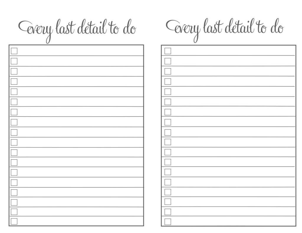 40 Printable To Do List Templates Kittybabylove Throughout Blank To